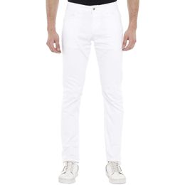Cipo & Baxx CIPO & BAXX Herren 5-Pocket-Jeans "Jeans", wei&szlig;, Basic, Gr. 40, unifarben, 98% Baumwolle, 2% Elasthan, Jeans, im Straight Fit