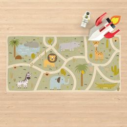 Kork-Spielteppich Safari - Die gro&szlig;e Vielfalt der Tiere