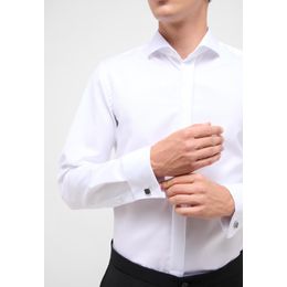 Eterna Herren Langarmhemd "SLIM FIT", wei&szlig;, Gr. 40, Twill, 100% cotton, Hemden, NON IRON (b&uuml;gelfrei)
