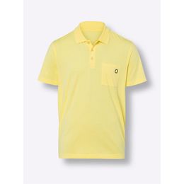 CLASSIC Herren Poloshirt "Kurzarm-Poloshirt", gelb, Gr. 60, unifarben, 100% Baumwolle, Shirts