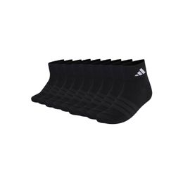 Herren Sneakersocken "Socken Thin & Light Sportswear Ankle Socks 9P 9er Pack", adidas originals, Gr. 46, schwarz, Obermaterial: 54% Baumwolle CO. 43%