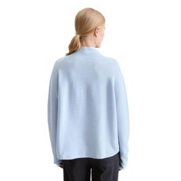 Marc O'Polo MARC O'POLO Damen Strickpullover "aus softer Bio-Baumwolle"soft sea, Gr. S, unifarben, Obermaterial: 100% Baumwolle, Pullover