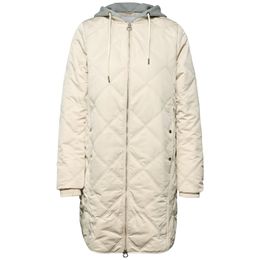 Street One Damen Steppjacke, beige, Gr. 44, unifarben, Stoff, Obermaterial: 55% Polyester, 45% Polyamid. Futter: 100% Polyester. F&uuml;llung: 100%
