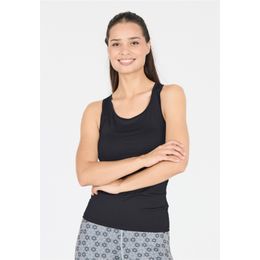 ENDURANCE ATHLECIA ATHLECIA Damen Funktionstop "Niya"schwarz, Gr. 46, unifarben, 92% Polyester, 8% Elasthan, Tops, mit Quick-Dry-Funktion