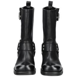 Steve Madden Damen Bikerboots "Steve Madden Stiefel Lederimitat", Gr. 36, schwarz, Lederimitat, Schuhe