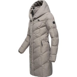 Ragwear Damen Steppmantel "Natalka Melange", braun, Gr. 4XL, Au&szlig;enmaterial: 100% Polyester. Innenfutter: 100% Polyester. Wattierung: 100% Polyester,