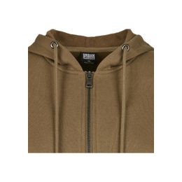 Urban Classics Damen Cardigan "Urban Classics Damen Ladies Sweat", braun, Gr. S, unifarben, 63% Baumwolle, 37% Polyester, Strickjacken