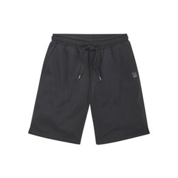 John Devin Herren Sweatshorts "- kurze Hose aus innen angerauter Sweatware", Gr. XL, schwarz, angeraute Sweatware, Obermaterial: 60% Baumwolle, 40%