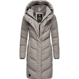 Ragwear Damen Steppmantel "Natalka Melange", braun, Gr. 5XL, Au&szlig;enmaterial: 100% Polyester. Innenfutter: 100% Polyester. Wattierung: 100% Polyester,