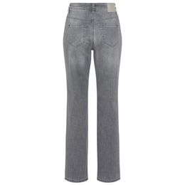 MAC Damen Bequeme Jeans "Stella", grau, Gr. 34, Denim/Jeans, Obermaterial: 88% Baumwolle, 9% Polyester, 3% Elasthan, Jeans, Gerader Beinverlauf