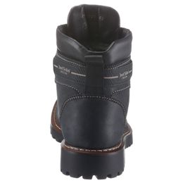 Josef Seibel Herren Winterboots "ADELBODEN", Gr. 42, schwarz, Nubukleder, Schuhe, mit gepolstertem Schaftrand