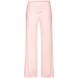H.I.S. H.I.S Damen Relaxhose, Gr. 32rosa, Obermaterial: 90% Polyester, 10% Elasthan, Basic, Hosen, mit klassisch gerade geschnittenem Bein, Loungewear