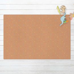 Bilderwelten Kork-Teppich Illustration bunt Korkmatte - No.YK47 Bunte Punkte - Punkte Kinderzimmer Baby M&auml;dchen Jungen