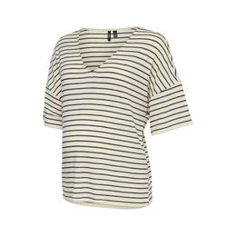 Vero Moda Maternity Umstand T-Shirt 'VMMHOLLI' Damen Gr&ouml;&szlig;e XL creme / schwarz