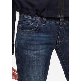 G-Star Raw G-STAR Damen Straight-Jeans "Midge", blau, Gr. 27, unifarben, Denim/Jeans, Obermaterial: 92% Baumwolle, 7% Polyester, 1% Elasthan, Jeans,