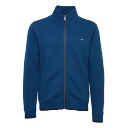 FQ1924 Herren Sweatjacke "Sweatshirtjacke FQJules", blau, Gr. L, Obermaterial: 60% Baumwolle CO. 40% Polyester PES., Sweatjacken