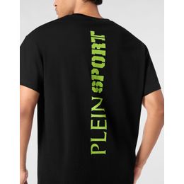 Plein Sport Herren T-Shirt "Logo", schwarz, Gr. M, Obermaterial: 100% Baumwolle, Shirts