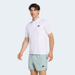 Herren Poloshirt "WE BAS POLO"wei&szlig;, Gr. S, adidas Performance, Obermaterial: 100% Polyester, Shirts
