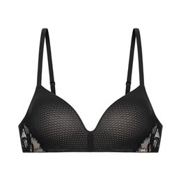 Dorina Damen Soft-BH "Delia", Gr. 75, schwarz, Microtouch, Obermaterial: 63% Polyamid, 31% Polyester, 6% Elasthan, BHs, Leicht wattiert,