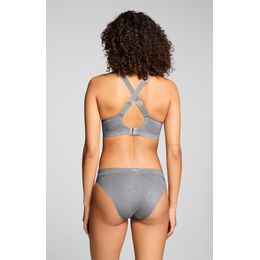 Puma Damen Sporttop "Puma WOMEN 3D KNIT SPORT TOP 1P", Gr. XL, grau, Strick, Obermaterial: 65% Polyamid, 24% Polyester, 11% Elasthan, Tops, wendbare