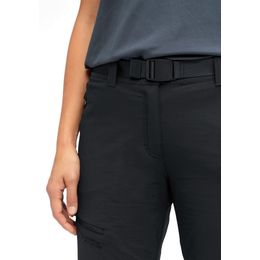 Maier Sports Damen Outdoorhose "DA-HOSE LINING EL. LULAKA WINTER", schwarz, Gr. 26, Obermaterial: 90% Polyamid, 10% Elasthan, Hosen, mit vier