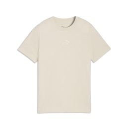 Puma Funktionsshirt 'Essentials No. 1' Jungen Gr&ouml;&szlig;e 164 creme / wei&szlig;