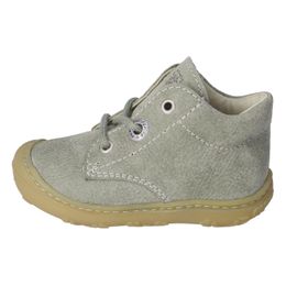 Baby Lauflernschuh "CORY 50, WMS: weit", Pepino BY RICOSTA, Gr. 24, braun, Leder, Schuhe, Schn&uuml;rschuh m. Weiten-Me&szlig;system, Leder, Gr&ouml;&szlig;enschablone zum
