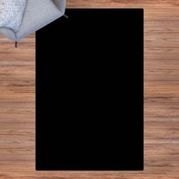 Bilderwelten Kork-Teppich Unifarben schwarz Korkmatte - Tiefschwarz - Deko Wohnzimmer Schlafzimmer