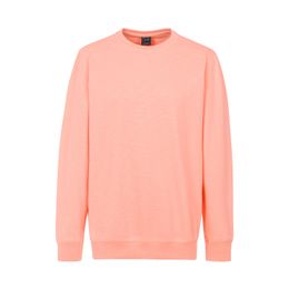 John Devin Herren Langarmshirt, rosa, Gr. S, unifarben, Jersey, Obermaterial: 60% Baumwolle, 40% Polyester, Shirts, in Struktur-Qualit&auml;t und in