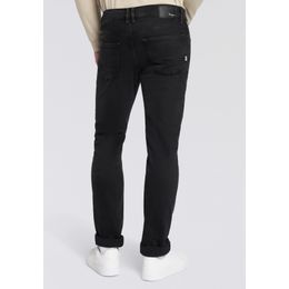 Pepe Jeans Herren Slim-fit-Jeans "SLIM JEANS HATCH FS WASHED BLK", schwarz, Gr. 33, Denim/Jeans, Obermaterial: 98% Baumwolle, 2% Elasthan, Jeans, im