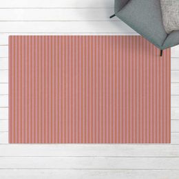 Bilderwelten Kork-Teppich Illustration rosa Korkmatte - No.YK45 Streifen Rosa - Streifen Wohnzimmer Schlafzimmer