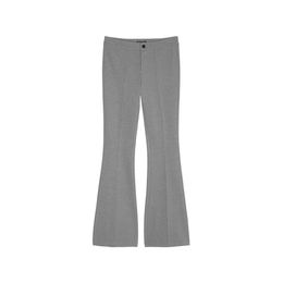 Marc O'Polo Damen Chinohose "aus kompakter Interlock-Qualit&auml;t"schwarz shadow melange, Gr. XXL, MARC O'POLO DENIM, unifarben, Obermaterial: 74% Viskose, 21%