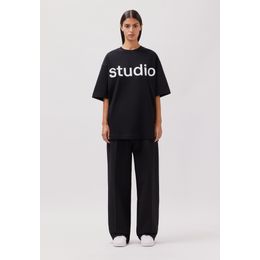 Herren T-Shirt "Studio", schwarz, Gr. S, STUDIO SEIDENSTICKER, unifarben, 100% Baumwolle, Shirts, 1/2 Rundhals