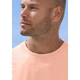 John Devin Damen Langarmshirtapricot, Gr. S, Jersey, Obermaterial: 60% Baumwolle, 40% Polyester, Shirts, in Struktur-Qualit&auml;t und in modischen Farben