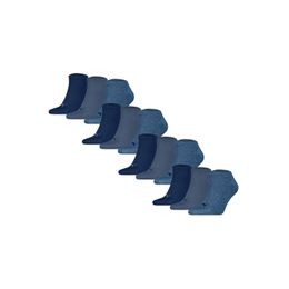 Puma Herren Sneakersocken "Socken Sneaker Plain 12P 12er Pack", Gr. 35, blau, Obermaterial: 66% Baumwolle CO. 18% Polyamid PA. 14% Polyester PES. 2%