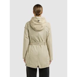 Khujo Damen Anorak "PREA"cloud gr&uuml;n, Gr. XXL, unifarben, Web, 75% Baumwolle, 25% Nylon, Jacken