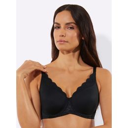 Triumph Damen Minimizer-BH, Gr. 85, schwarz, 68% Polyamid, 32% Elasthan, BHs