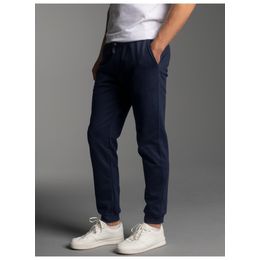 TRIGEMA Herren Sweathose "TRIGEMA Jogginghose aus Biobaumwolle", blau, Basic, Gr. XXXL, Sweatware, 75% Baumwolle (Biobaumwolle kbA), 25% Baumwolle