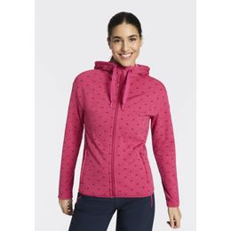 CMP Damen Fleecejackemagenta meliert, Gr. 38, Obermaterial: 90% Polyester, 10% Elasthan, Jacken