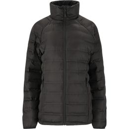 WHISTLER Damen Outdoorjacke "Froze", schwarz, Gr. 48, kariert, unifarben, 100% Polyester, Jacken, aus atmungsaktivem Material