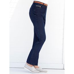Casual Looks Damen 5-Pocket-Jeans, blau, Gr. 38, unifarben, 98% Baumwolle, 2% Elasthan, Jeans