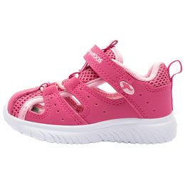 Kangaroos M&auml;dchen Sandale "KI-Rock Lite EV", Gr. 28, rosa, Synthetik, Textil, Schuhe