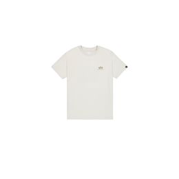 Herren T-Shirt "Backprint T-Shirt Camo Print"stone, Gr. M, Alpha Industries, Obermaterial: 100% Baumwolle, Shirts