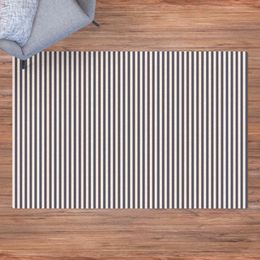 Bilderwelten Kork-Teppich Illustration blau Korkmatte - No.YK44 Streifen Blau Wei&szlig; - Streifen Wohnzimmer Schlafzimmer