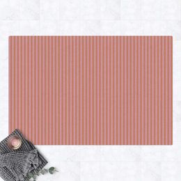 Kork-Teppich - No.YK45 Streifen Rosa - Illustration rosa Korkmatte Streifen Wohnzimmer Schlafzimmer