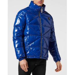 Philipp Plein Herren Blouson "Hexagon"14, dunkelblau, Gr. XXXL, Obermaterial: 100% Polyamid; Futter: 100% Polyamid; F&uuml;llung: 100% Polyester, Jacken