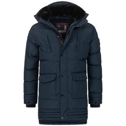 Herren Winterjacke "ASVenico", blau, Gr. XXXL, Alessandro Salvarini, Obermaterial: 100% Polyester. Futter: 100% Polyester. Fellimitat: 100%