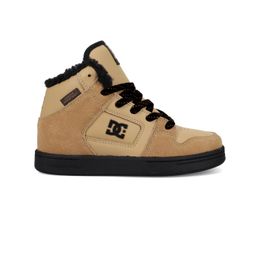 DC Shoes Kinder Sneaker "Manteca 4 Hi Wr", Gr. 1,5tan, schwarz, Obermaterial:51.1% Leder, 48.9% Synthetikmaterial., Schuhe