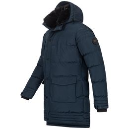 Herren Winterjacke "ASVenico", blau, Gr. XL, Alessandro Salvarini, Obermaterial: 100% Polyester. Futter: 100% Polyester. Fellimitat: 100% Polyester,