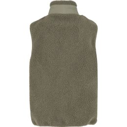 Urban Classics Herren Steppweste "Urban Classics Sherpa Vest"palegr&uuml;n, Gr. S, 100% Polyester, Westen